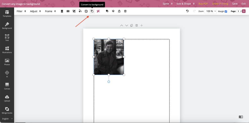 How to Convert Any Image to Background - BookBildr