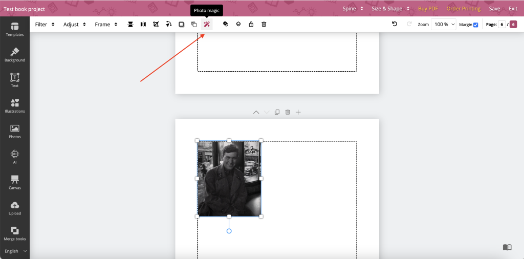 How to Edit Your Images with Photo Magic Studio - BookBildr